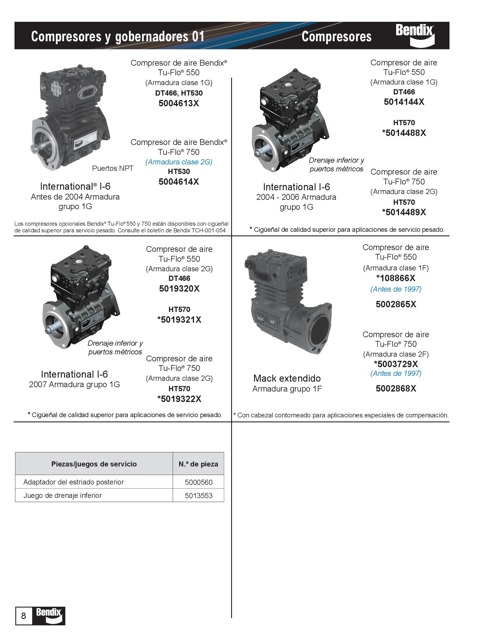BENDIX CHILE - Catálogo de referencia rápida